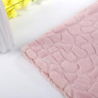 China Faux Rabbit Polyester Knit Fabric For Plush Toys Garment Skin Friendly for sale
