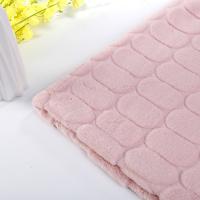 China Faux Rabbit Polyester Knit Fabric For Plush Toys Garment Skin Friendly for sale
