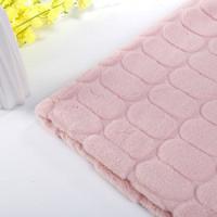 China Faux Rabbit Polyester Knit Fabric For Plush Toys Garment Skin Friendly for sale