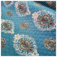 China Factory Quilt Cover Quilted Velvet Sofa Fabric For Furniture Textile for sale