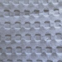 China Eco-Friendly Textile Woven Fabric Bamboo Fiber Honeycomb Waffle Fabric For Bed Cover for sale