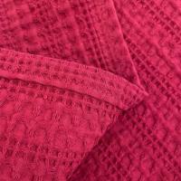 China Eco-Friendly Waffle Cloth Fabric 290Gsm Bamboo Fiber Honeycomb Fabric for sale