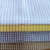 China Eco-Friendly Waffle Cloth Fabric 290Gsm Bamboo Fiber Honeycomb Fabric for sale