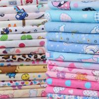 China Flannel Printed Textile Woven Fabric Double Face Coral Fleece Fabric For Plush Toy for sale