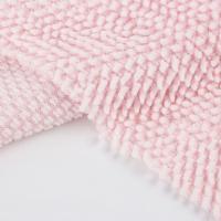 China Ground Mat Chenille Knitted Fabric Foam Mesh Velvet Microfiber Mop Fabric for sale