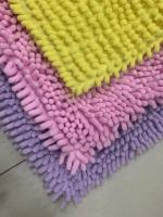 China Best Selling Chenille Microfiber Mop Door Car Cleaning No Pile 350G Foam Mat Ground Mesh Fabric for sale