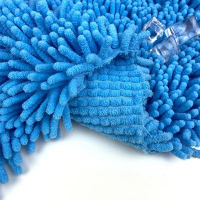 China New Design Ground Mat Mop Door Poly Fiber Car Cleaning Chenille Microfiber Fabric Rug for sale