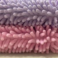 China New Design Ground Mat Mop Door Poly Fiber Car Cleaning Chenille Microfiber Fabric Rug for sale