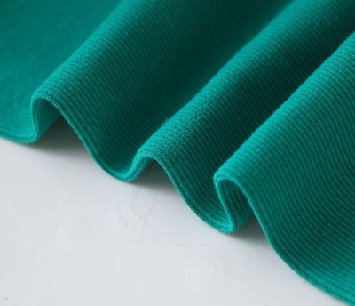 China Cotton Rib Cuff Fabric 588 Colours Knitted Stretch For Rib Collar for sale