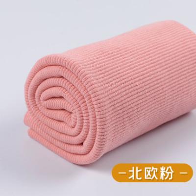China Knit Ribbed Jersey Fabric Polyester Extra Wide Cotton Fabric For Tank Dress Pajamas for sale