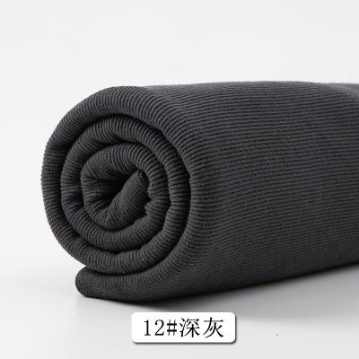 China Medium Weight Rib Knit Fabric 100% Cotton For Swimwear Fabric Cuff Neck for sale