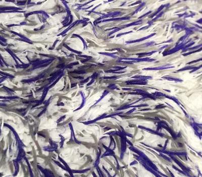 China 100% Polyester Microfiber Chenille Fabric , Malt Velvet Microfiber Shaggy Fabric For Mop for sale