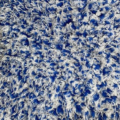 China 100% Polyester Microfiber Chenille Fabric , Malt Velvet Microfiber Shaggy Fabric For Mop for sale