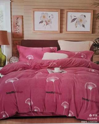 China Milk Plush Velvet Fabric Single Sided Conductive Silk Flannel Anti Coral Fabric for sale