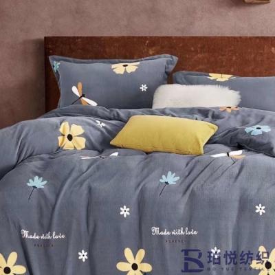 China Anti Coral Home Textile Fabrics Milk Velvet Single Sided Conductive Silk Flannel for sale