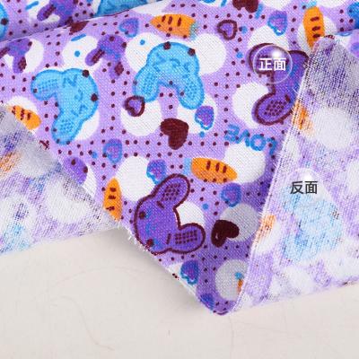 China 100% Cotton Face Printed Coral Fleece Fabric Pajama Toys Plush Toy Fabric Shrink-Resistant Double Flannel Fabric Skin-Friendly for sale