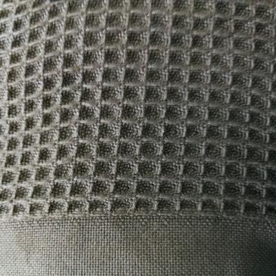 China Bamboo Fiber Waffle Chenille Fabric Eco-Friendly Honeycomb Fabric For Bedspread for sale