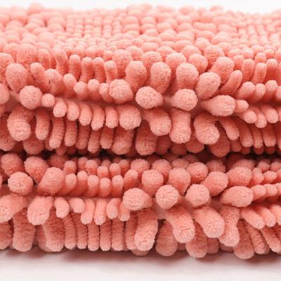 China Shaggy Home Textile Fabrics For Microfiber Mop Cloth 100% Polyester Blanket for sale