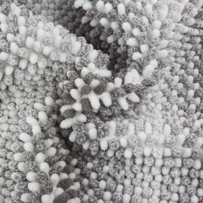 China Chenille Shaggy Home Textile Fabrics Microfiber Mop Polyester Blanket for sale