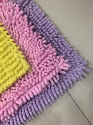 China Chenille Shaggy Home Textile Fabrics Microfiber Mop Polyester Blanket for sale