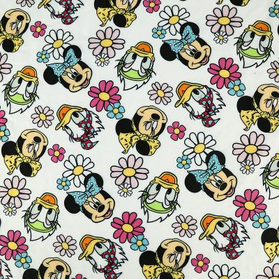 China Digital Print Bedding Fabric Milk Fiber Lightweight For Garment for sale