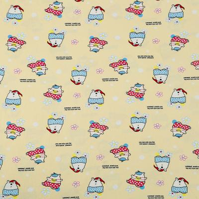 China Skin-Friendly Print Bedding Fabric Milk Fiber Plain Dyed For Garment 180G for sale