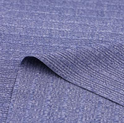 China Jacquard Swim Wear Fabric Breathable Sportswear Recovered Stripe Fabric for sale