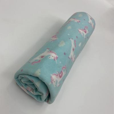 China Printed Soft Fleece Fabric , Plain Dyed Pattern Anti Pill Fabric for sale
