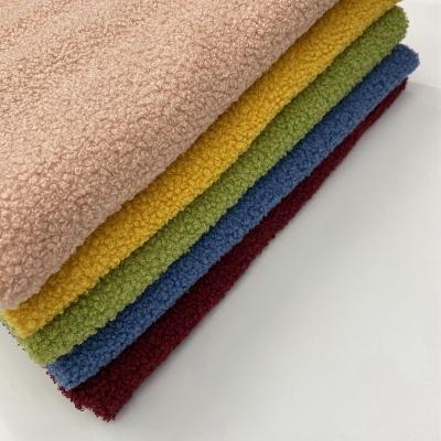 China Super Soft Tear Resistant Fabric Anti Pill Teddy Polyester 100 for sale