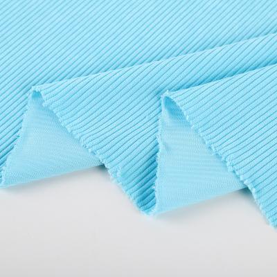 China Anti Pill Polyester Rib Fabric Wale Corduroy Fabric For Garment for sale