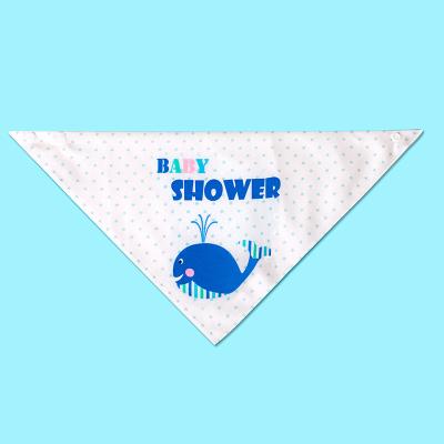 China Printed Infant Bandana Bibs Drool Washable Adjustable No Fluorescence Cotton 100% for sale