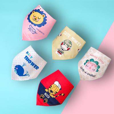 China Washable Polyester Rib Fabric For Baby Bandana Drool Bibs No Fluorescence for sale