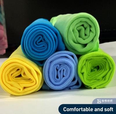 China Cotton Plain Single Jersey Fabric Organic Purified Top For Garment for sale