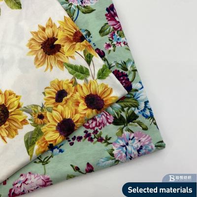 China Skin Friendly Jersey Blend Fabric Tencel Milk Fiber Printing Fabric Lightweight for sale