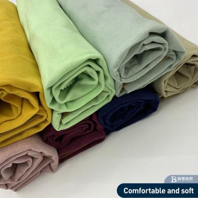 China Super Soft Plain Single Jersey Fabric Velvet Rib Fabric Elastic Double Sided for sale