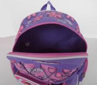 China Pretty Cartoon Character Backpacks , Personalized Kids Backpacks Purple for sale