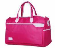 China Customizable Black / Blue / Pink Small Sport Duffel Bags Portable Polyester for sale