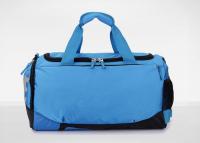 China Mens Travel Duffel Bag , OEM Nylon Ripstop Blue Sports Bags Lightweight for sale