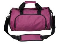 China Casual Waterproof  Nylon Duffel Bags , Pink  Women'S Duffel Bag Two Side Pockets for sale