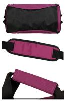 China Casual Waterproof  Nylon Duffel Bags , Pink  Women'S Duffel Bag Two Side Pockets for sale
