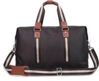 China Personalized Luxury Travel Duffel Bags for Men with Leather Handles for sale