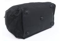 China Customized Portable Black  Duffel Bags Luggage Fashionable 600D Polyester Material for sale
