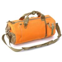 China Large Men Travel Duffel Bags Orange Duffel Bags With An Inner Pouch for sale