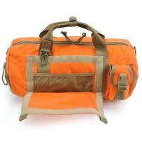 China Large Men Travel Duffel Bags Orange Duffel Bags With An Inner Pouch for sale