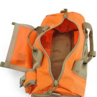 China Large Men Travel Duffel Bags Orange Duffel Bags With An Inner Pouch for sale