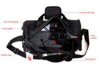 China OEM / ODM Small Black Nylon Waterproof Duffel Bags for Travel / Sports for sale