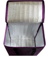 China Insulated Cooler Tote Bags / Disposable Lunch Bag / Purple Cooler Bag For Adults for sale