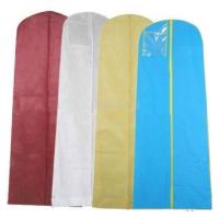 China Custom PEVA Fabric Suit Garment Bag For Storage , Mens Suit Covers for sale