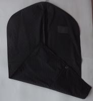 China Breathable Suit Garment Bag Durable Lightweight Black Dress Cover for sale