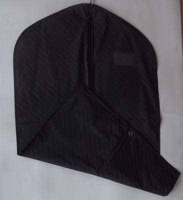 China Breathable Suit Garment Bag Durable Lightweight Black Dress Cover for sale